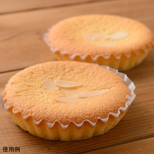 グラシンマドレーヌ 7号（無地） / 100枚 | お菓子・パン作りの型,ベーキングカップ,グラシンカップ | 通販 TOMIZ 富澤商店